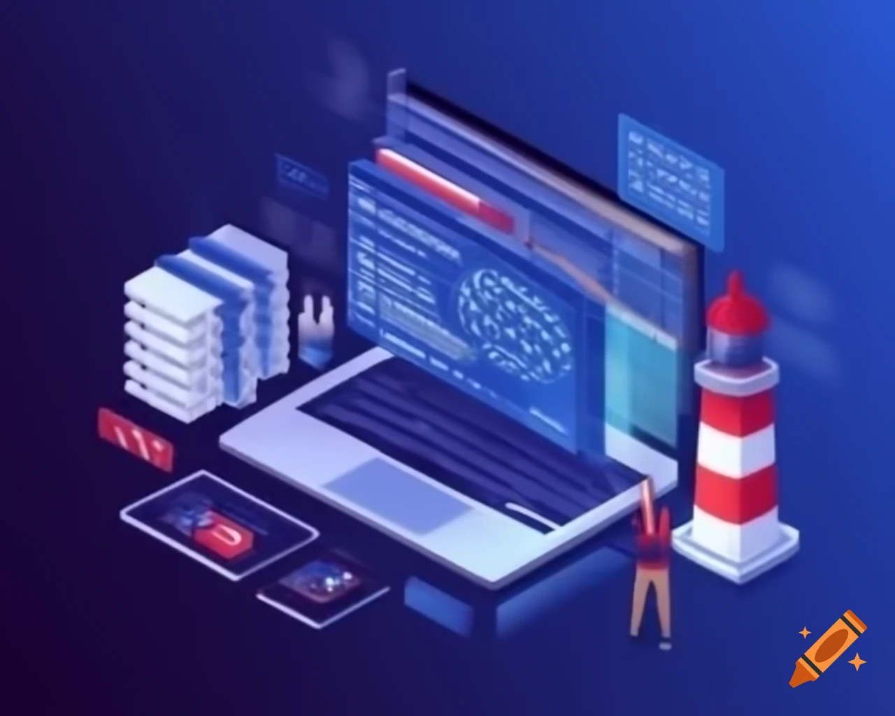 Visual representation of clean code in software development inspired by Laravel, featuring ...