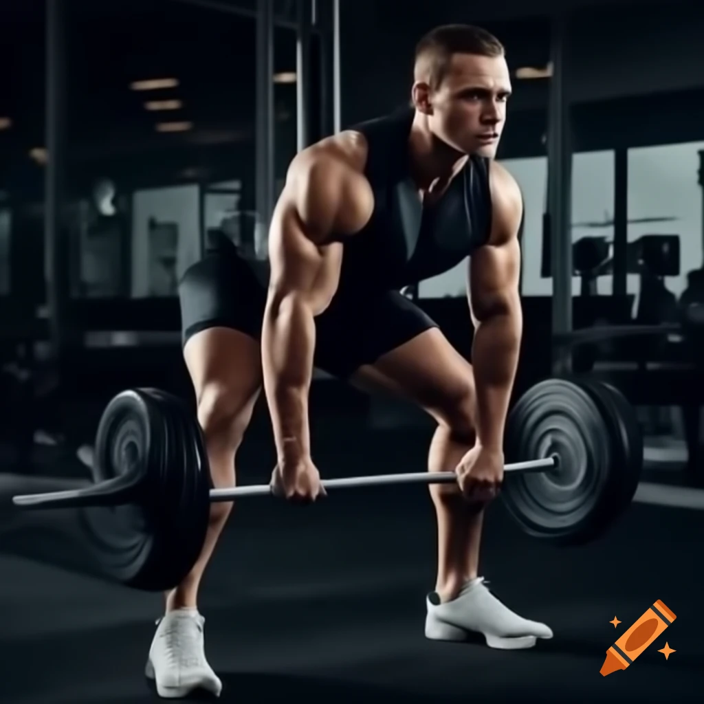 Understanding physics principles in weightlifting and biomechanics for workout efficiency on Craiyon