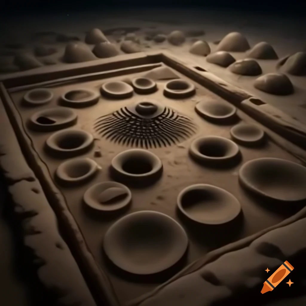 Animation of Sumerian civilization using clay tablets to track moon ...