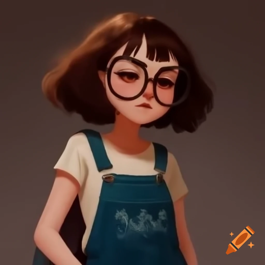 Character study of gertrude wobblebottom with expressive features and ...