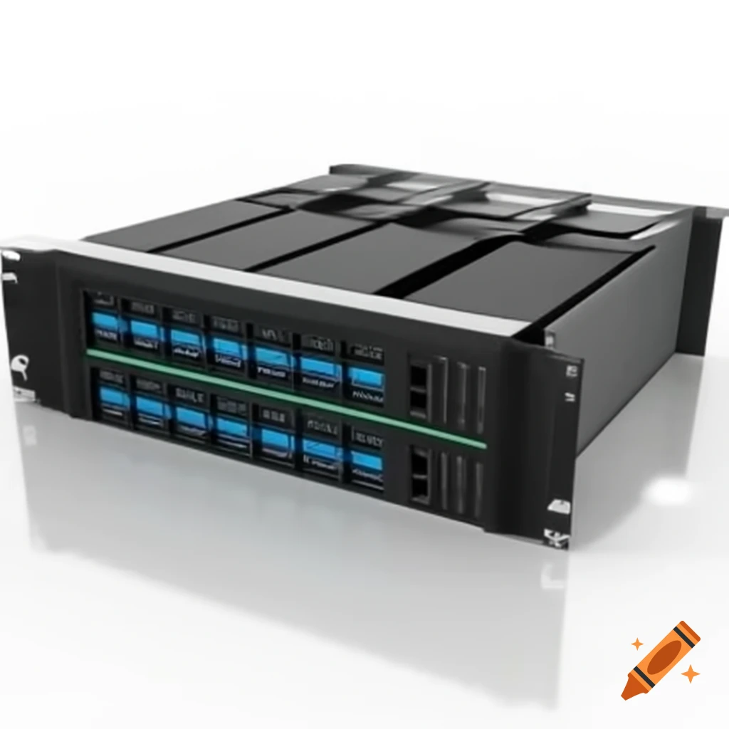 Sleek rack-mount server with Raspberry Pi running Proxmox ...