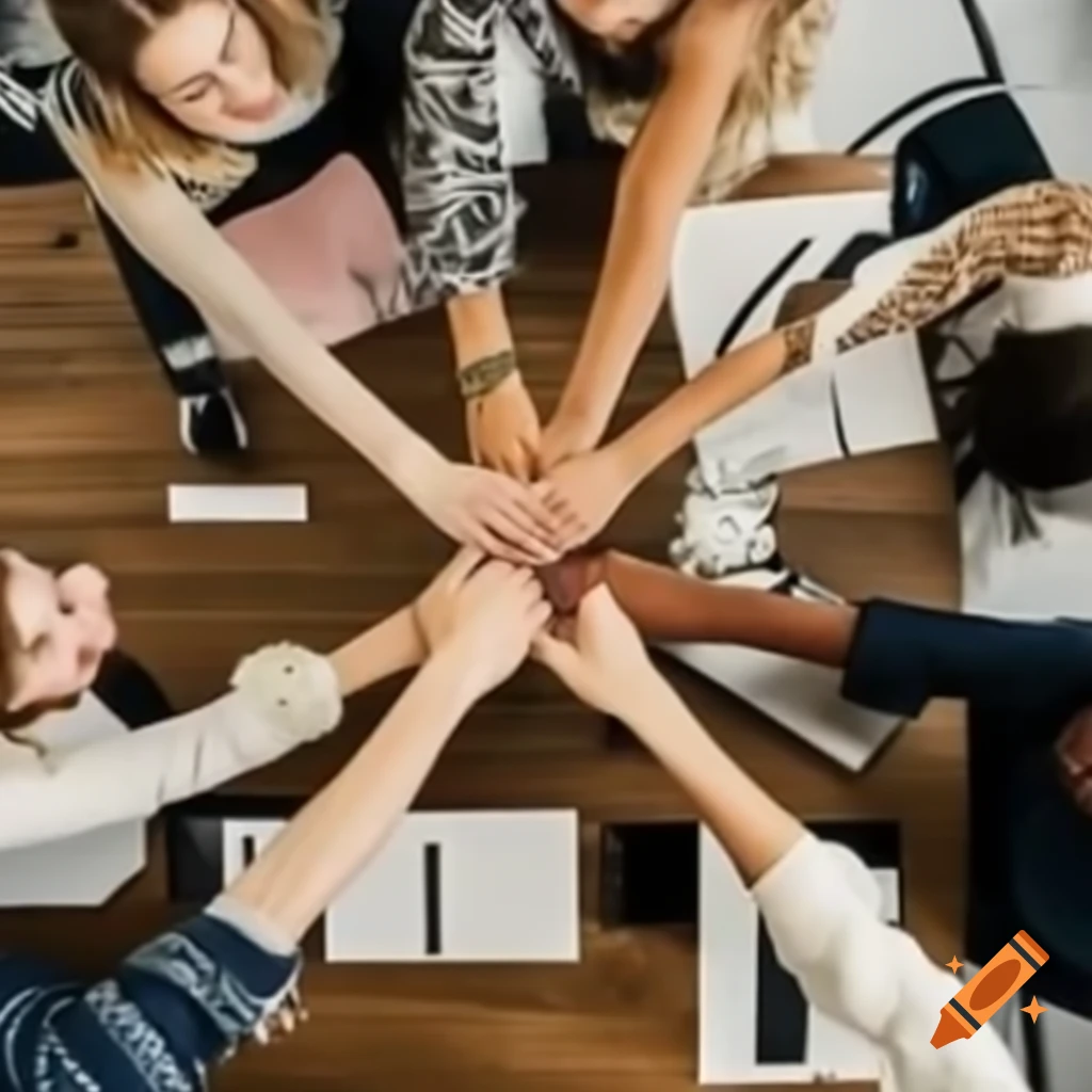 Celebration of project completion on Craiyon