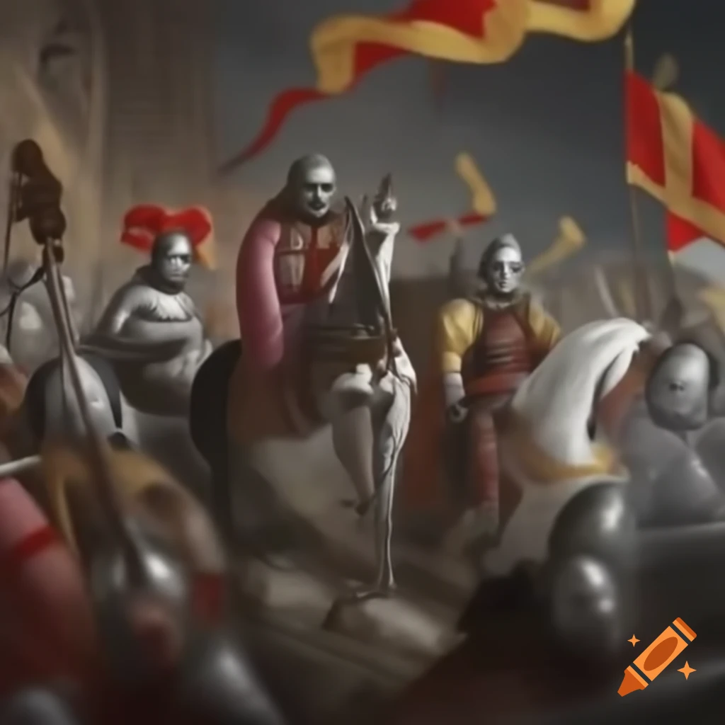 Denver the Last Dinosaur depicted in medieval engraving on Craiyon