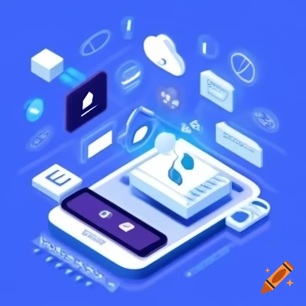 Modern mobile app interface displaying integrated health and wellbeing ...