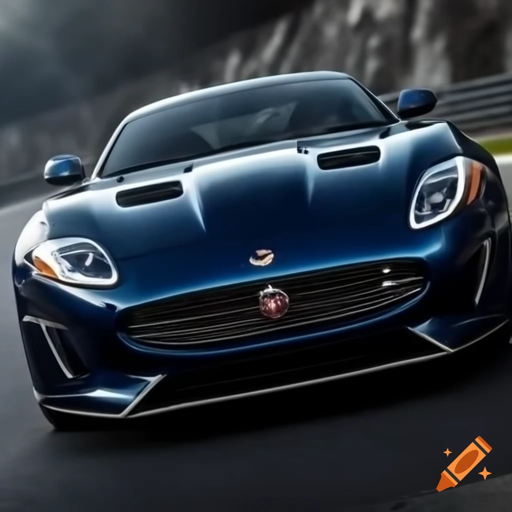 Sleek automotive prototype inspired by jaguar xkr and mclaren f1 on Craiyon