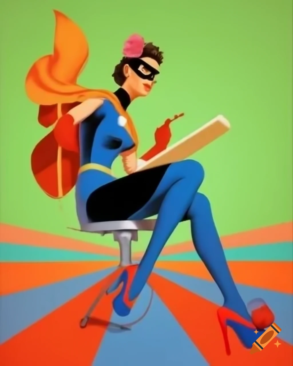 Illustration of captain empathy, a superhero focused on customer ...