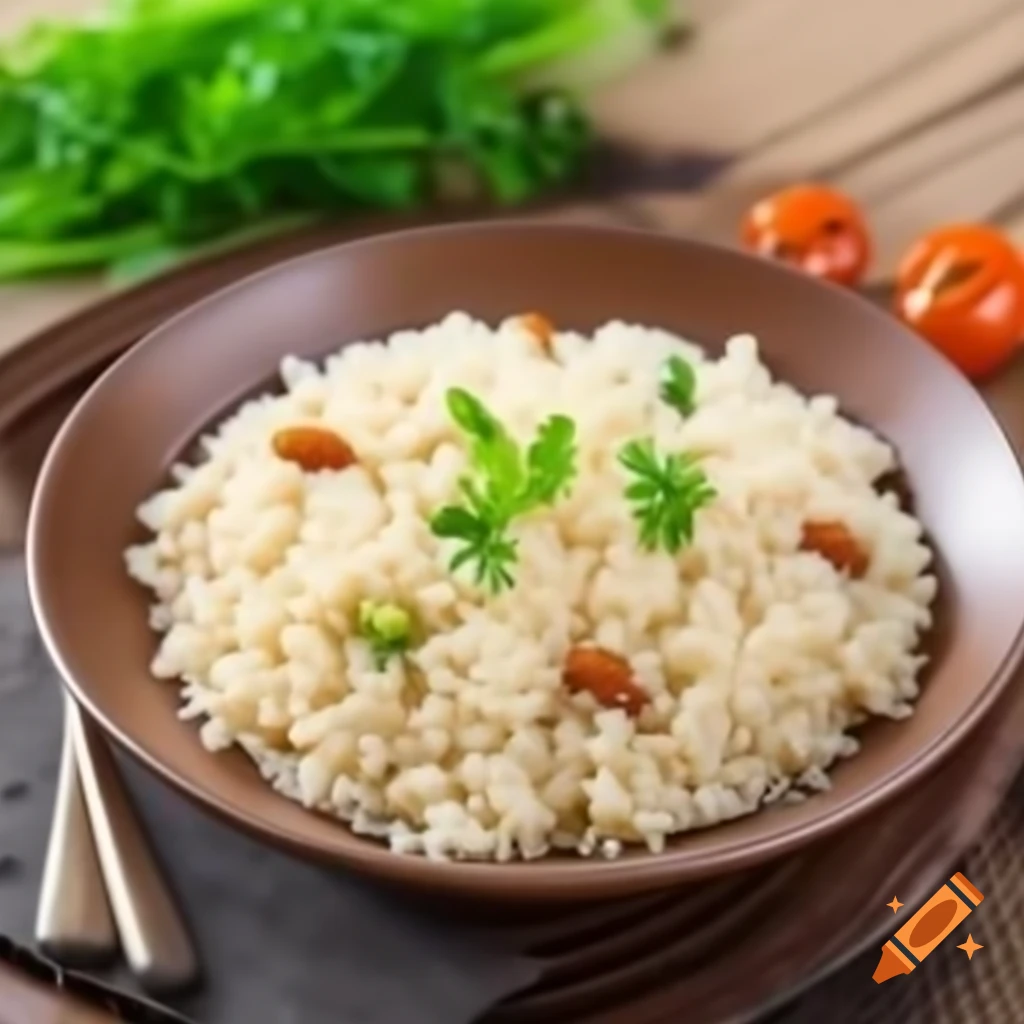 Close-up of rice grains on Craiyon