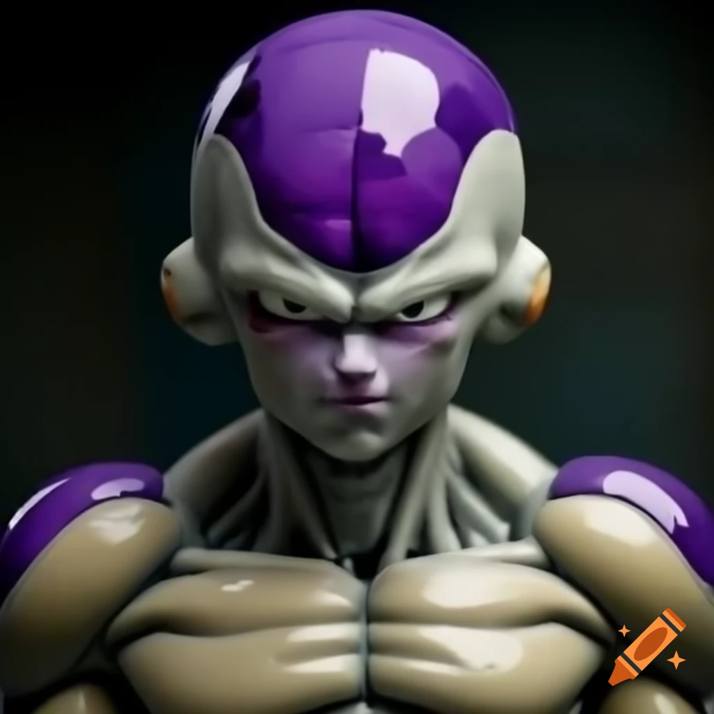Realistic rendition of Frieza character from Dragon Ball on Craiyon