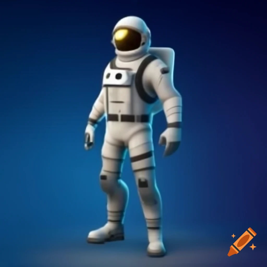 3d rendering of astronaut in fortnite style on Craiyon