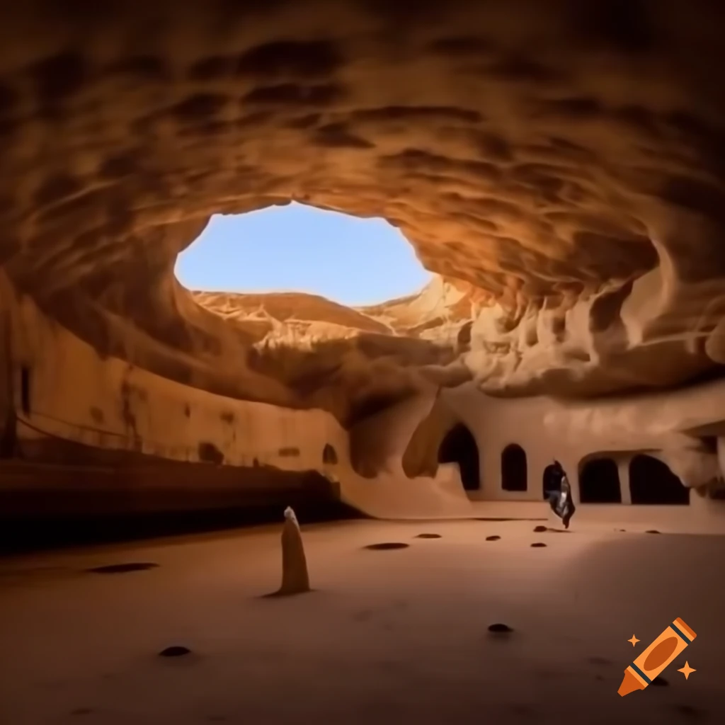 Ancestors' cave in libyan desert, a place of mystery and tribal ...