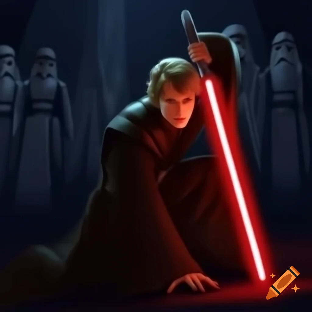 Anakin Skywalker as a Sith Lord on Craiyon