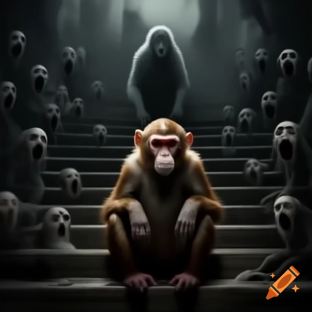 Scary Monkey Wallpaper