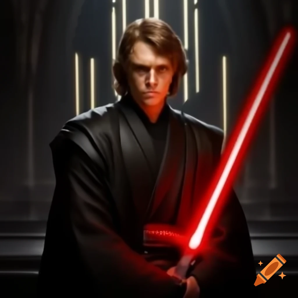 Epic art of Anakin Skywalker as a Sith Lord on Craiyon