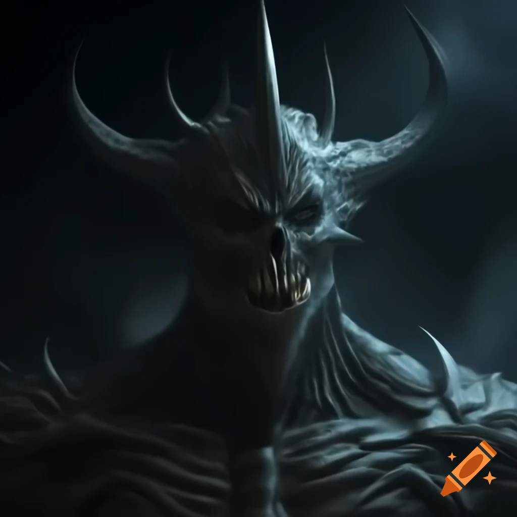 Falling into dark abyss surrounded by formless angry demons on Craiyon