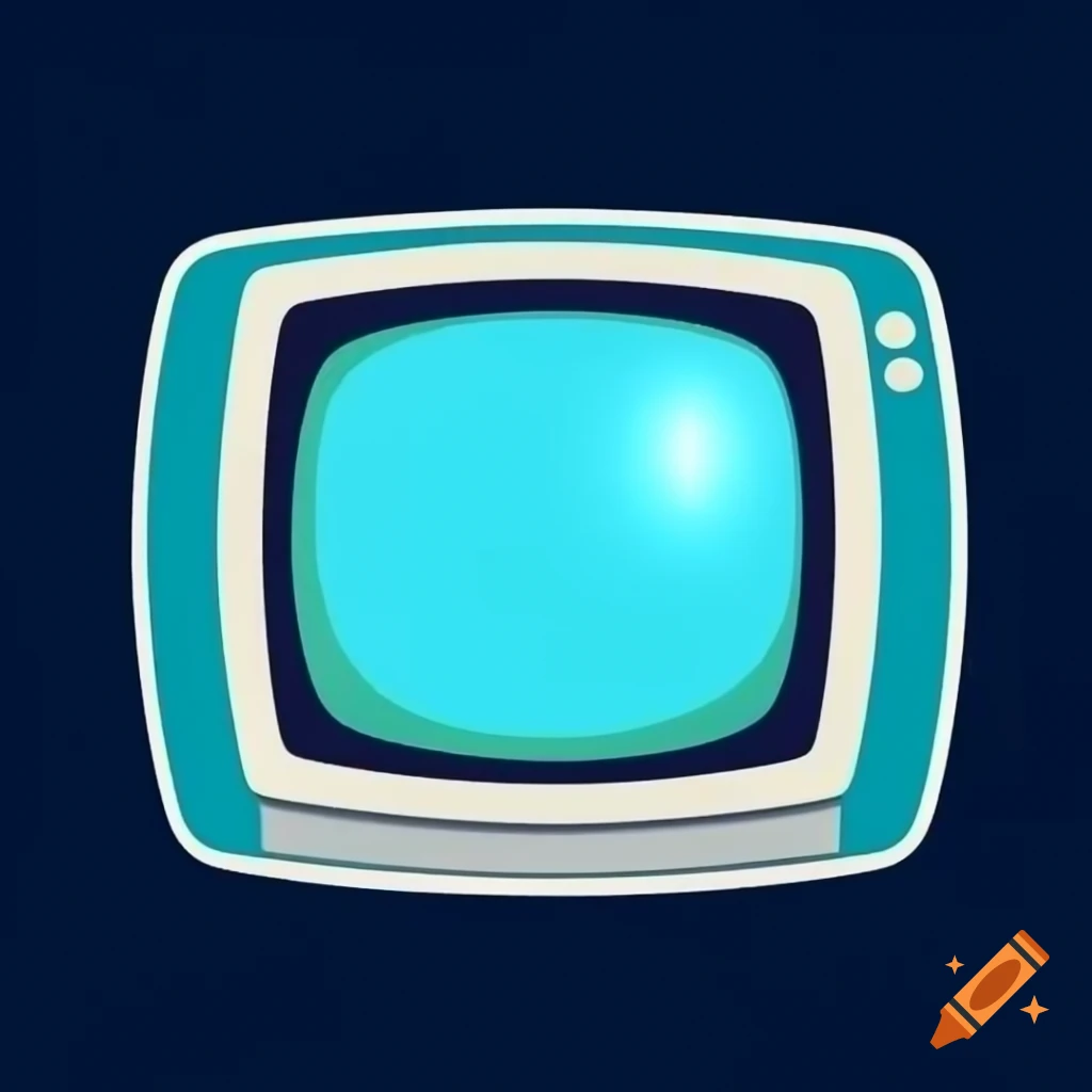 Old-fashioned crt television evoking nostalgia for classic tv shows on ...