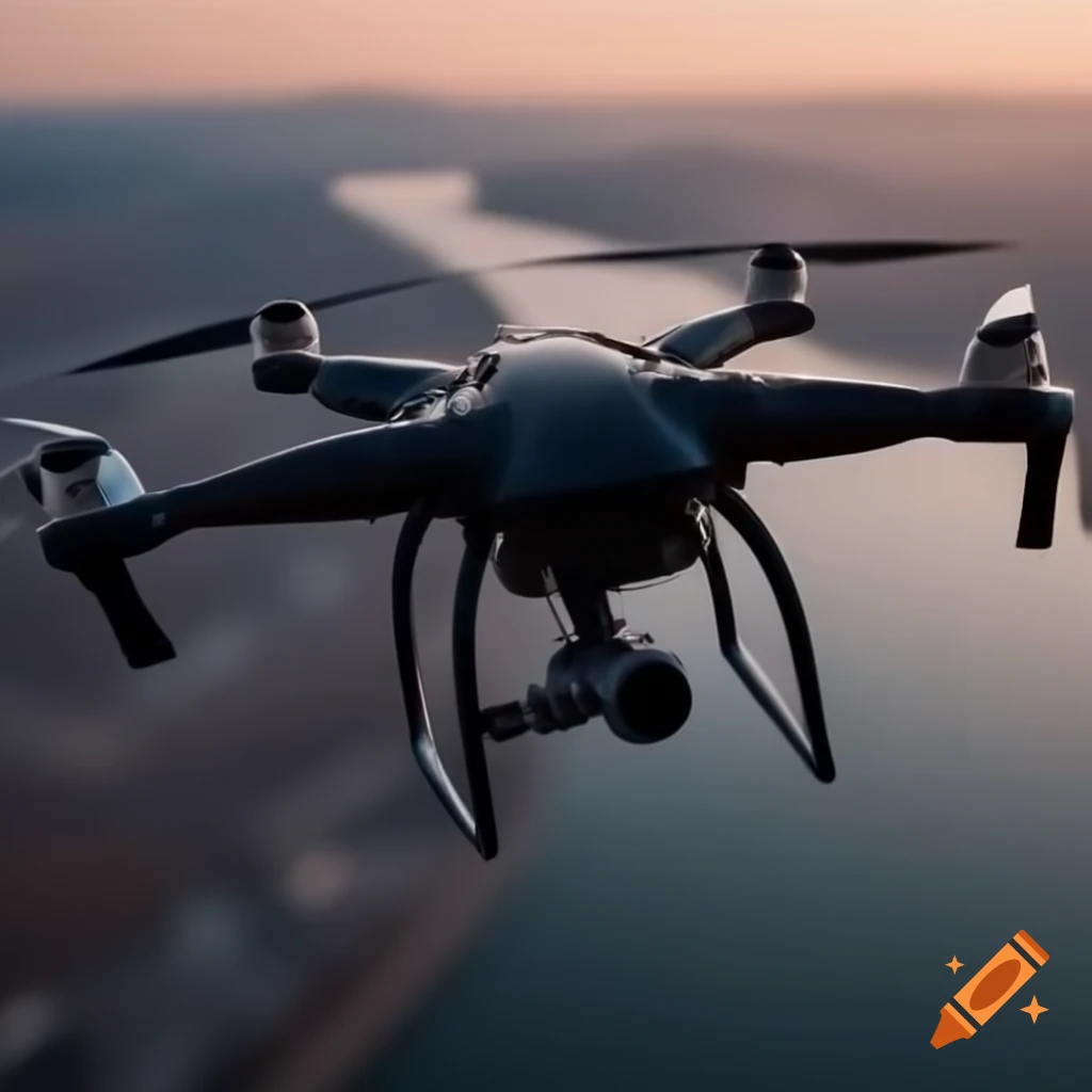 Advanced rescue drone concept for future use on Craiyon