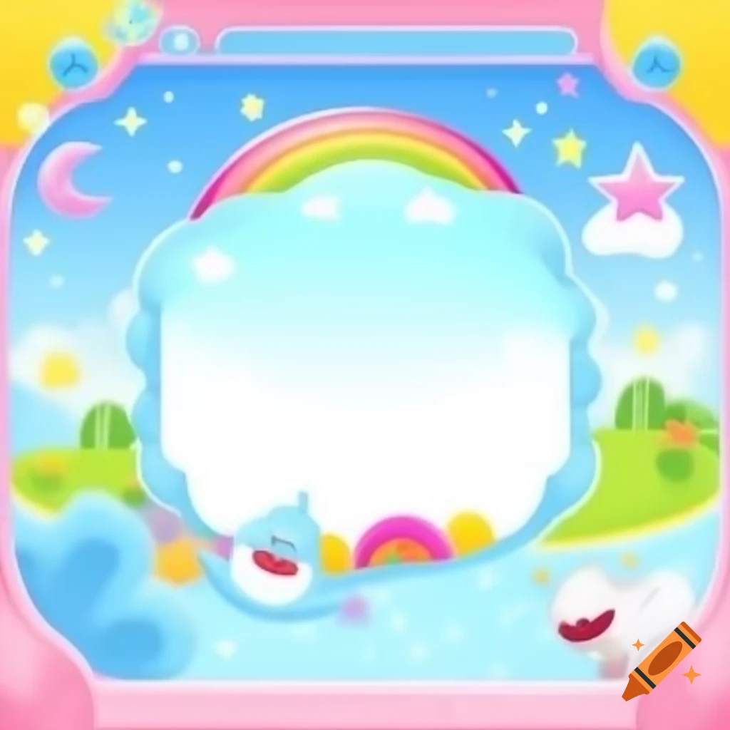 Vibrant youtube channel background design for children's cartoon and ...