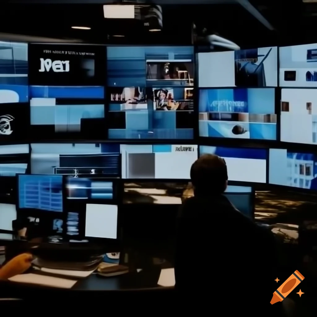 Media platform for news publishing, broadcasting, and studio setup with ...