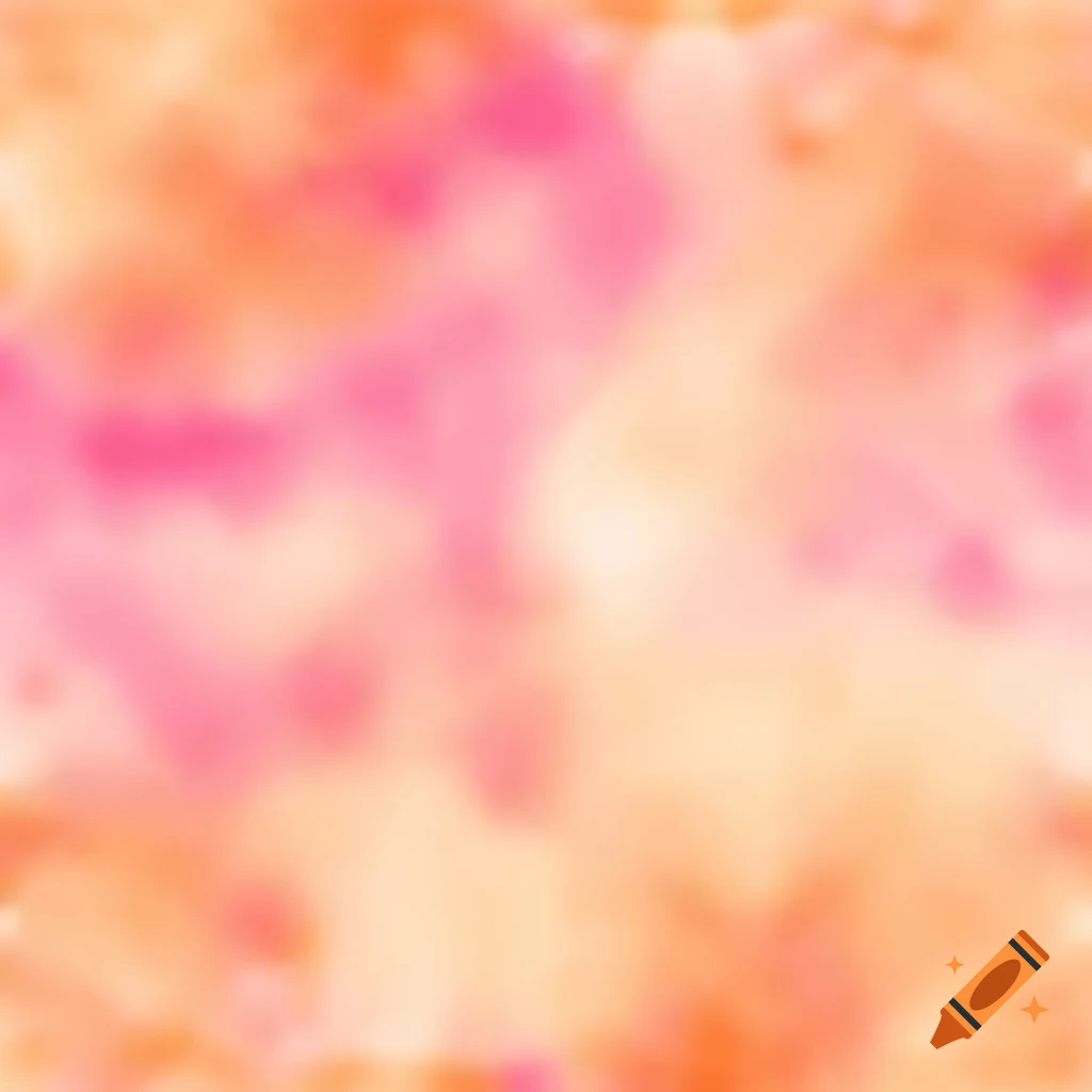 Orange pink watercolor wallpaper in tie-dye cloudy style on Craiyon