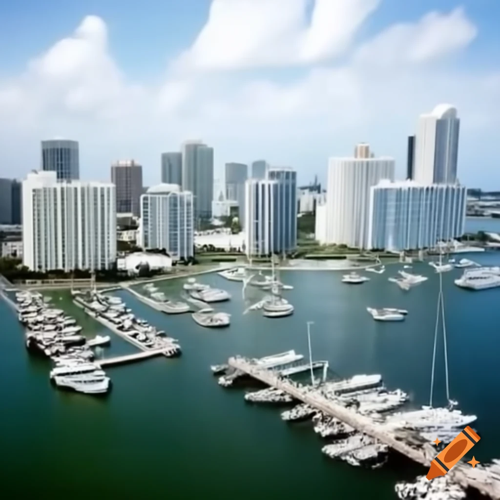 View of Miami as seen in Dexter series on Craiyon