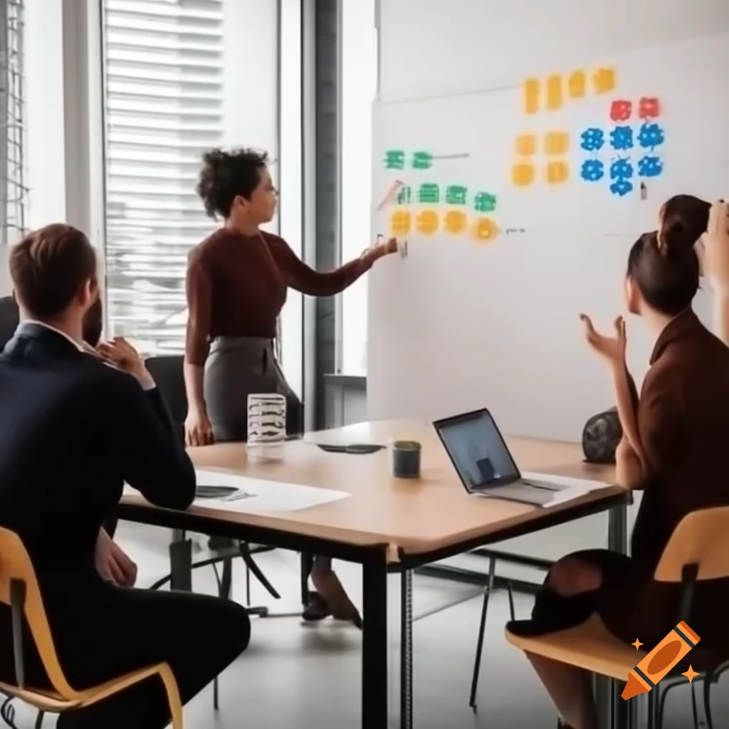 One-on-one performance review meeting highlighting employee development ...