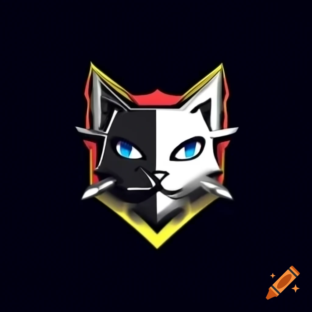 Legendary esports icon Metallic Cat with team logo featuring a proud ...
