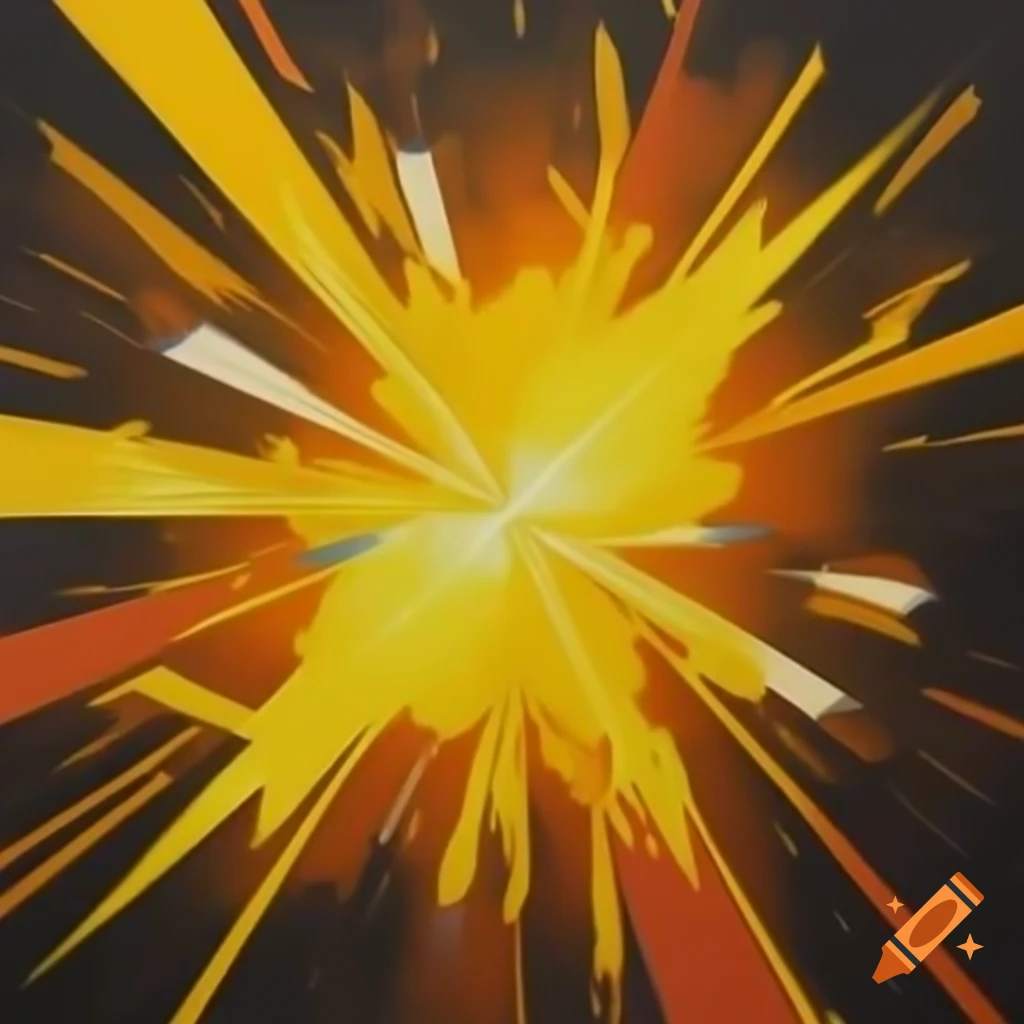 Abstract artwork representing electricity, speed, and agility with ...