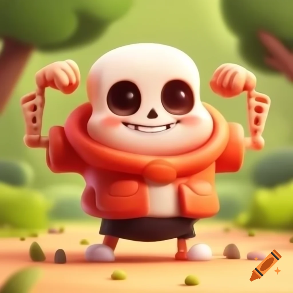 Cartoon bodybuilding skeleton with large thorax on Craiyon