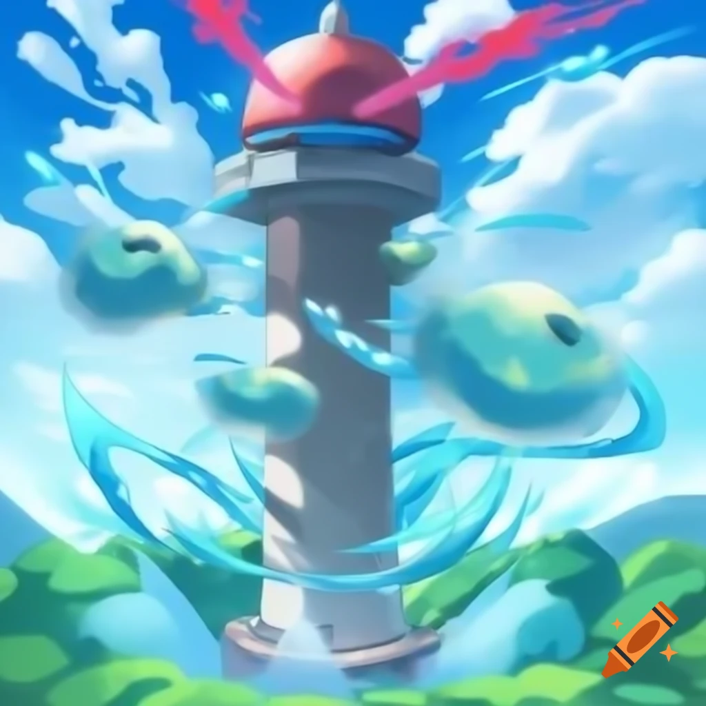 Splash art featuring Pokemon in a Tower Defense theme on Craiyon
