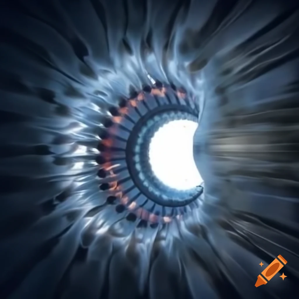 Elephant-shaped portal machine in a room without windows or doors on ...