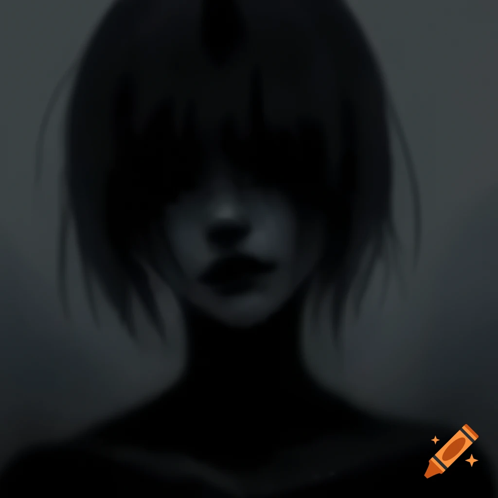 Emotional black and white artwork depicting loneliness and agony, anime ...