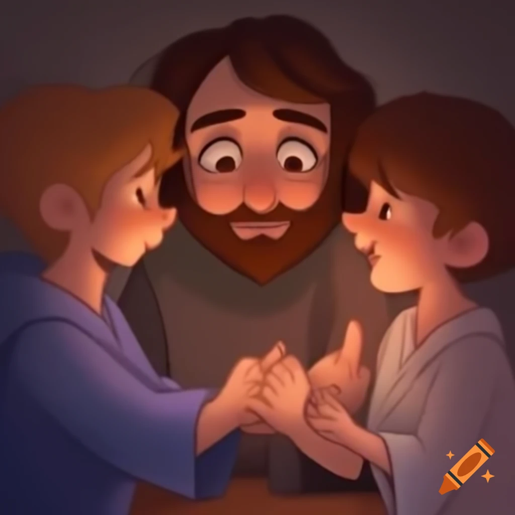 Comic illustration of a person reflecting on their past with a ...