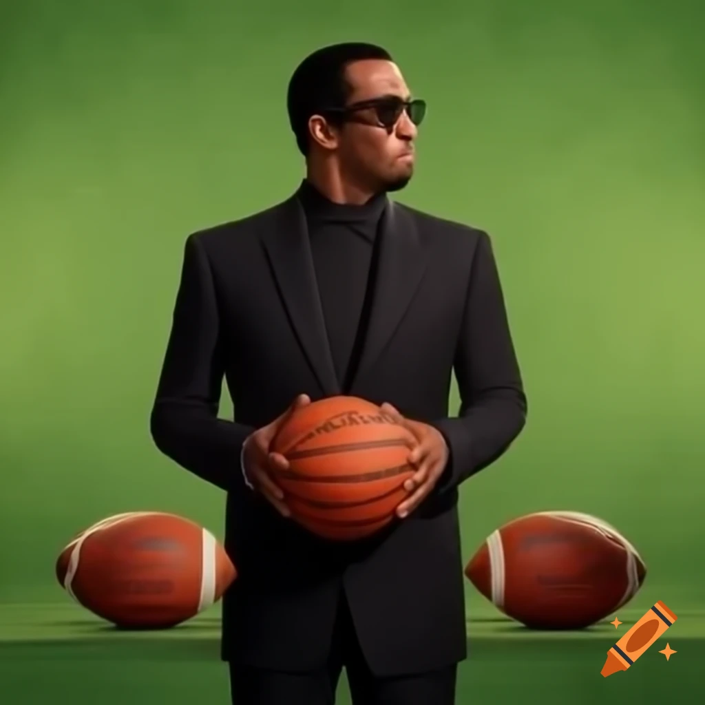 Humorous profile picture of Diddy holding a basketball or football for ...