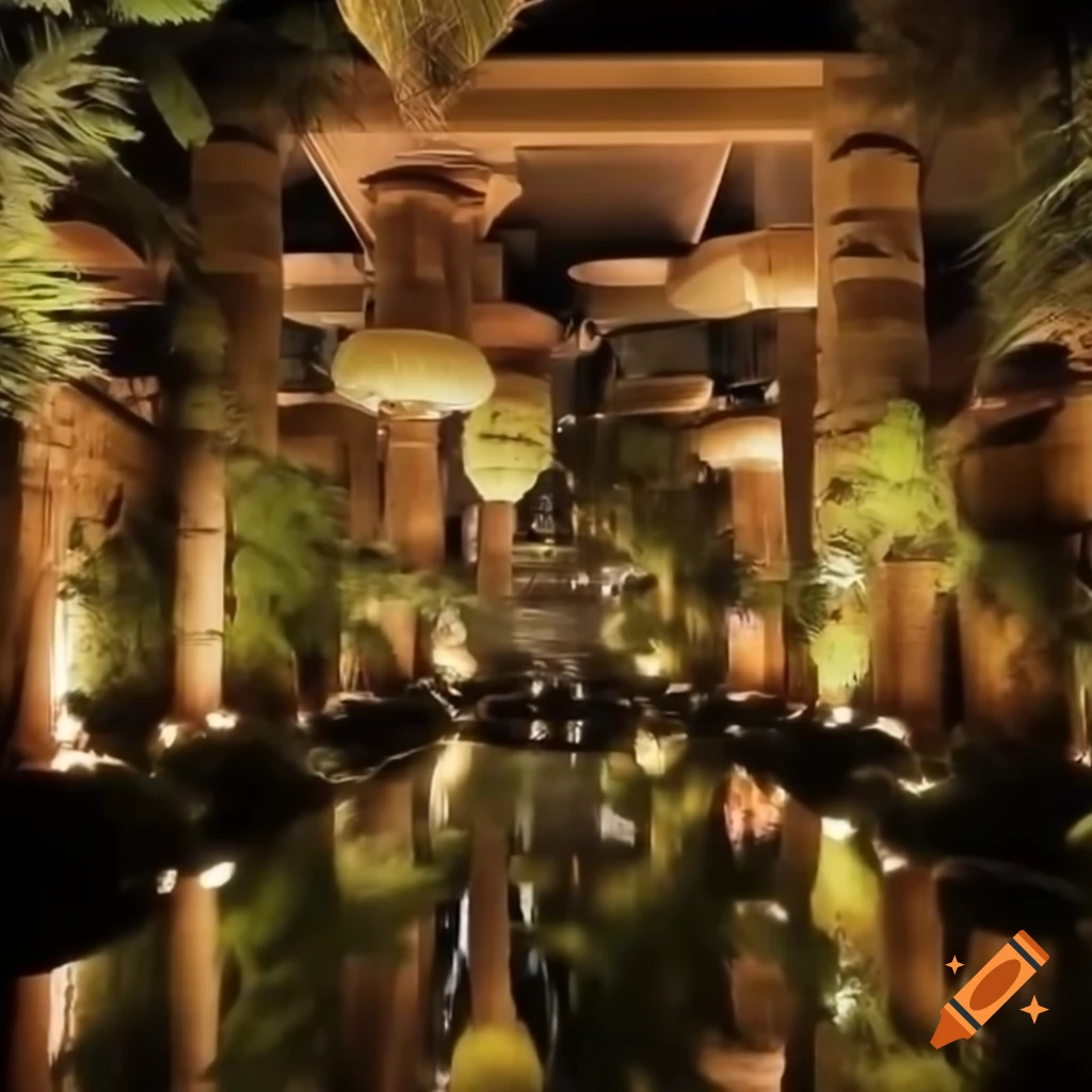 Hanging gardens of babylon, ancient architectural wonder on Craiyon