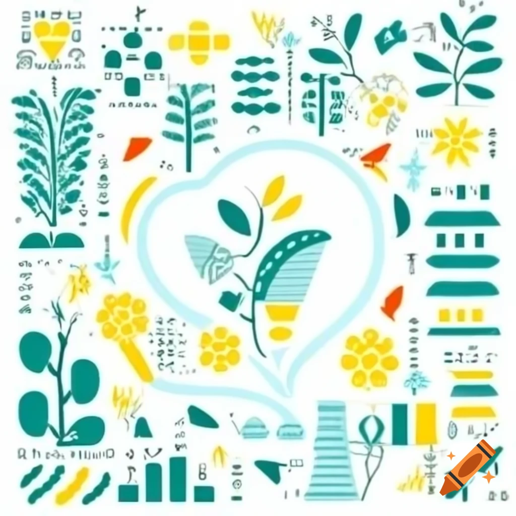 Patterns and diagrams explaining complex ideas in math on Craiyon