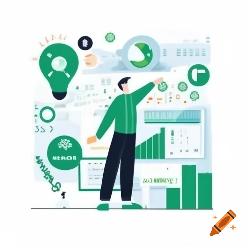 Professional infographic illustrating main processes in manufacturing ...