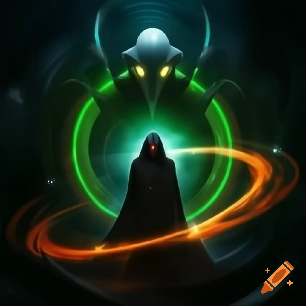 Futuristic high-tech alien with glowing accents, mysterious design for ...