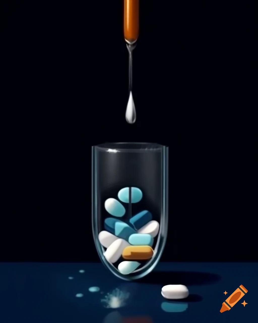 Dark symbolic background depicting internal battle of addiction with ...