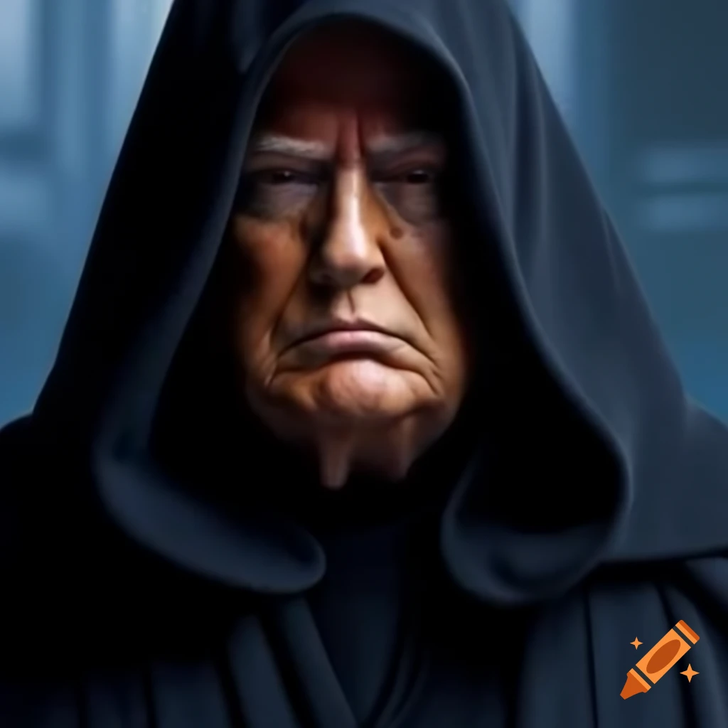 Donald Trump reimagined as Palpatine from Star Wars on Craiyon