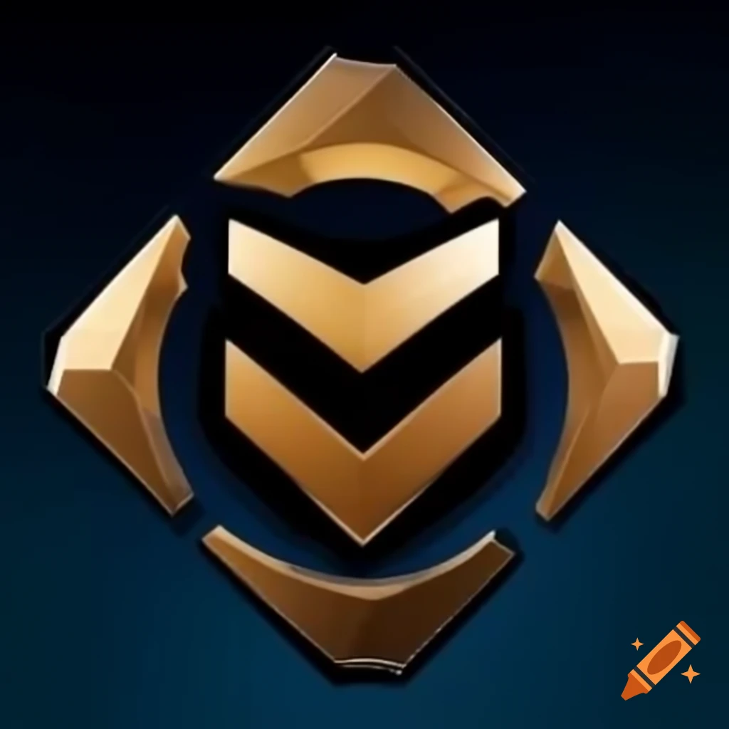 Remake of fortnite bronze rank logo in different style on Craiyon