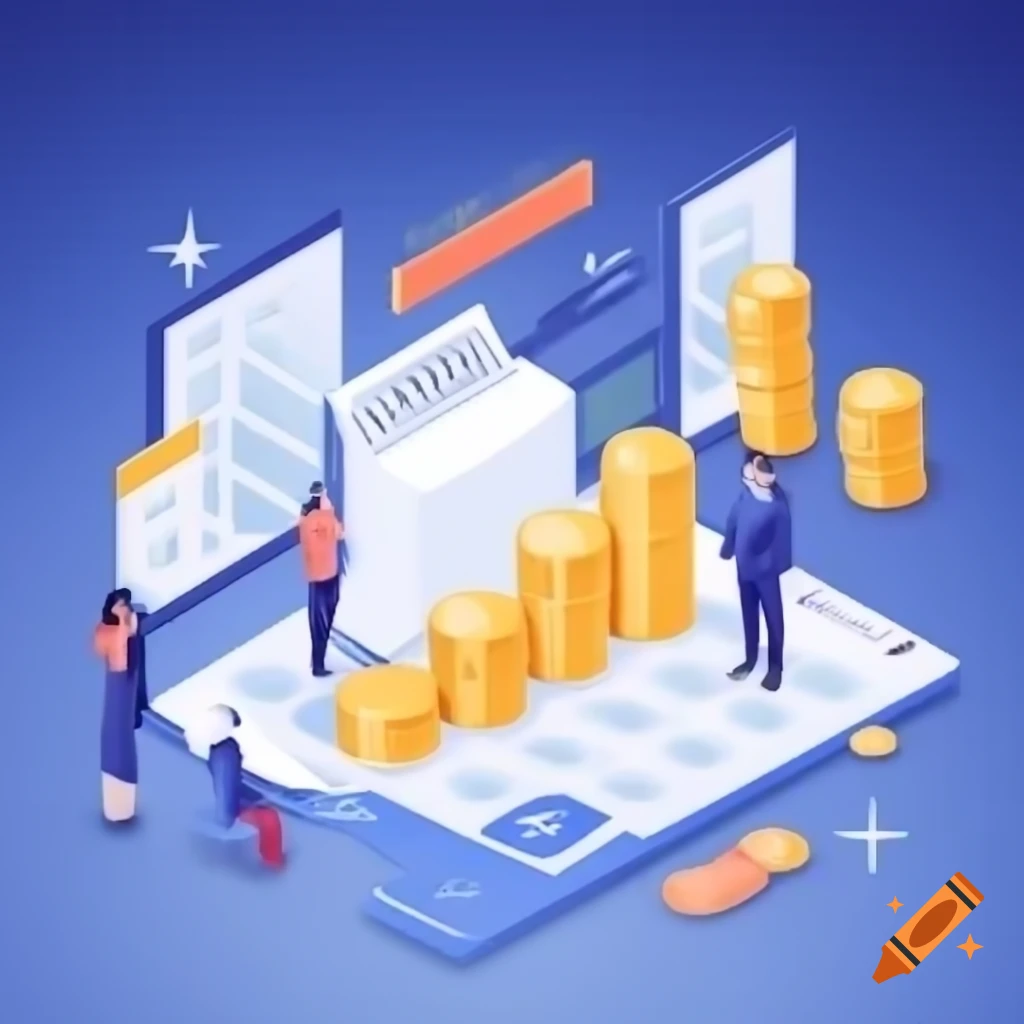 Pathway of coins symbolizing financial empowerment and progress on Craiyon