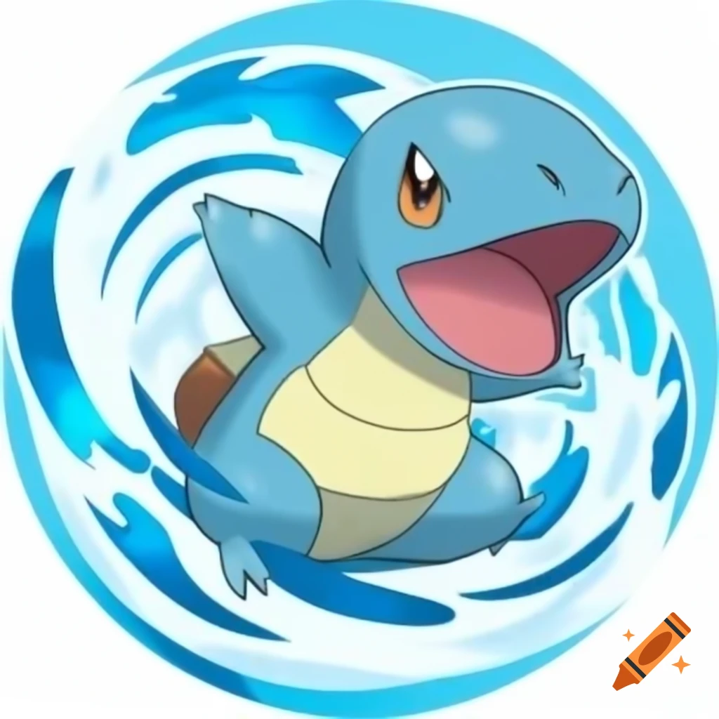 Surphin pokemon design with muscular build and glowing dorsal fin on ...