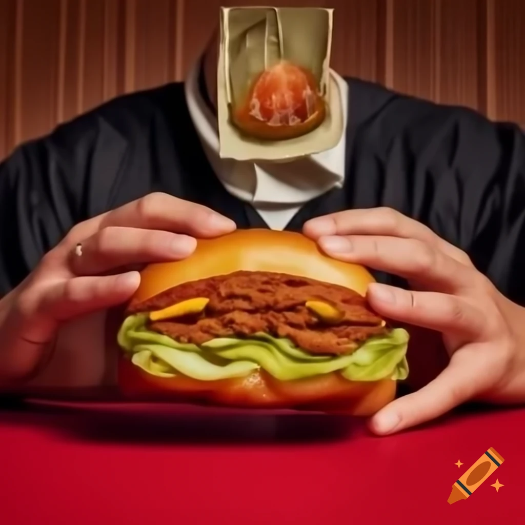 Man in court with a plain subway sandwich, humorously defending his ...