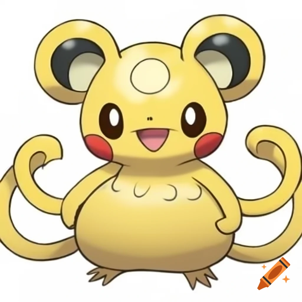 New Pokémon design blending monkey and pasta shell in classic style on ...