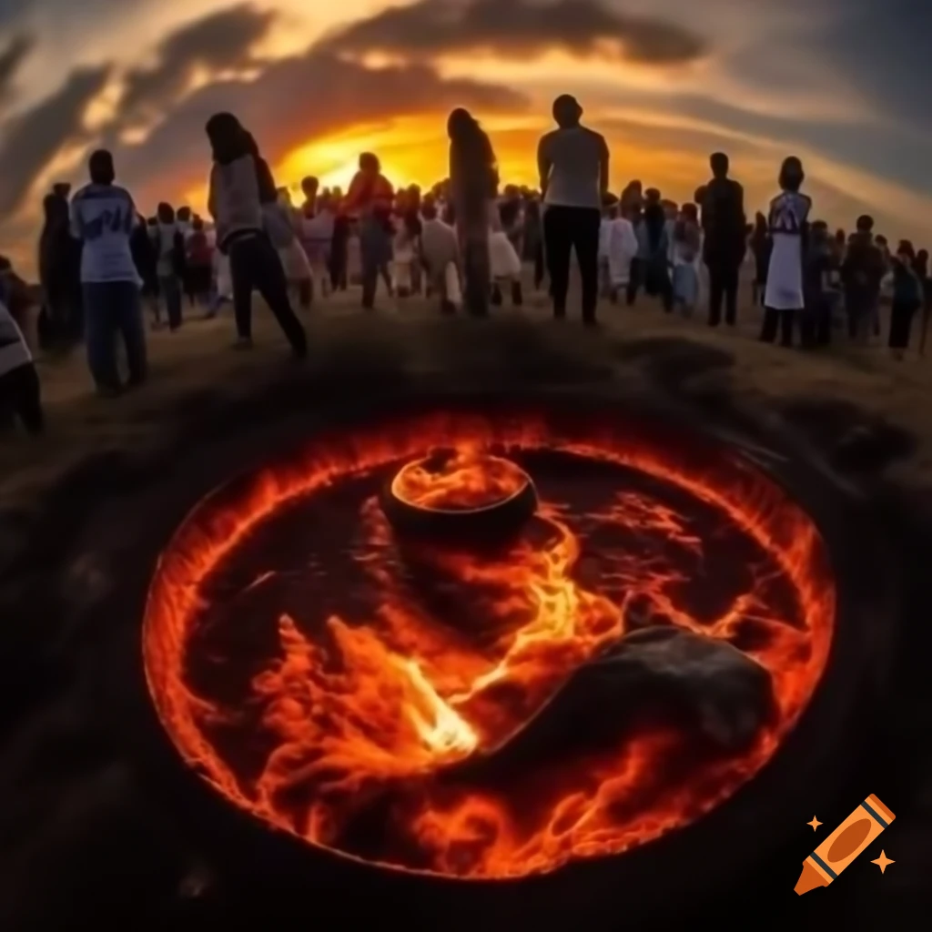 Concept of a new circle of hell in Dante's Inferno focusing on betrayal and deceit on Craiyon