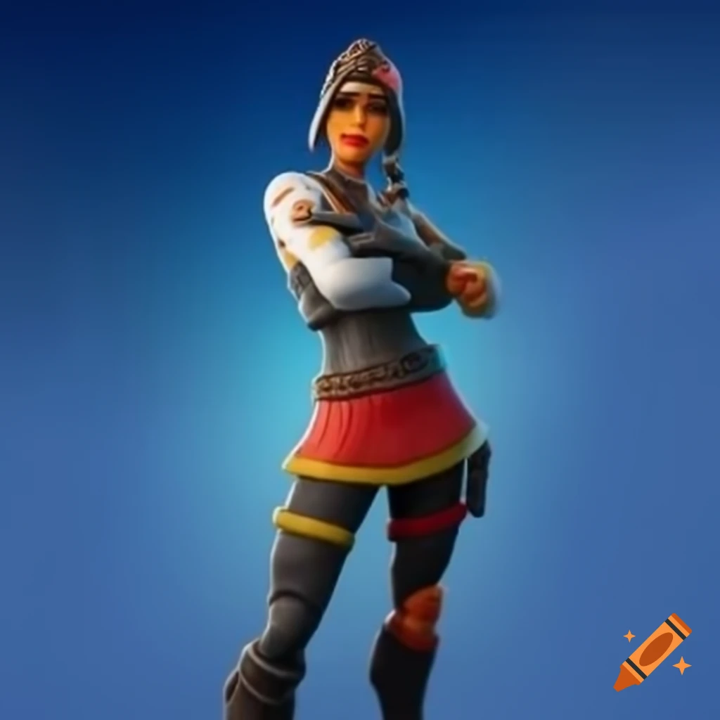 Fortnite skin design inspired by nisha on Craiyon
