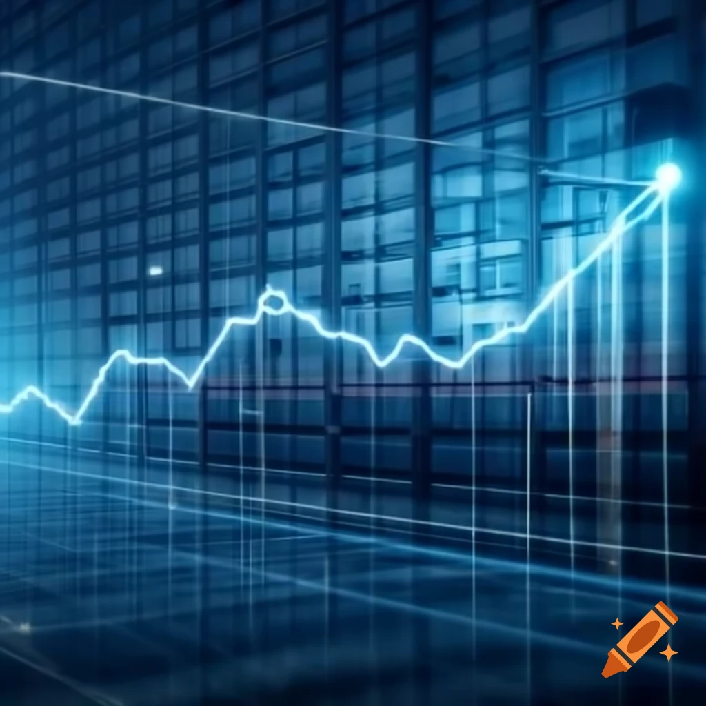 Logistics performance graph showing key metrics on Craiyon