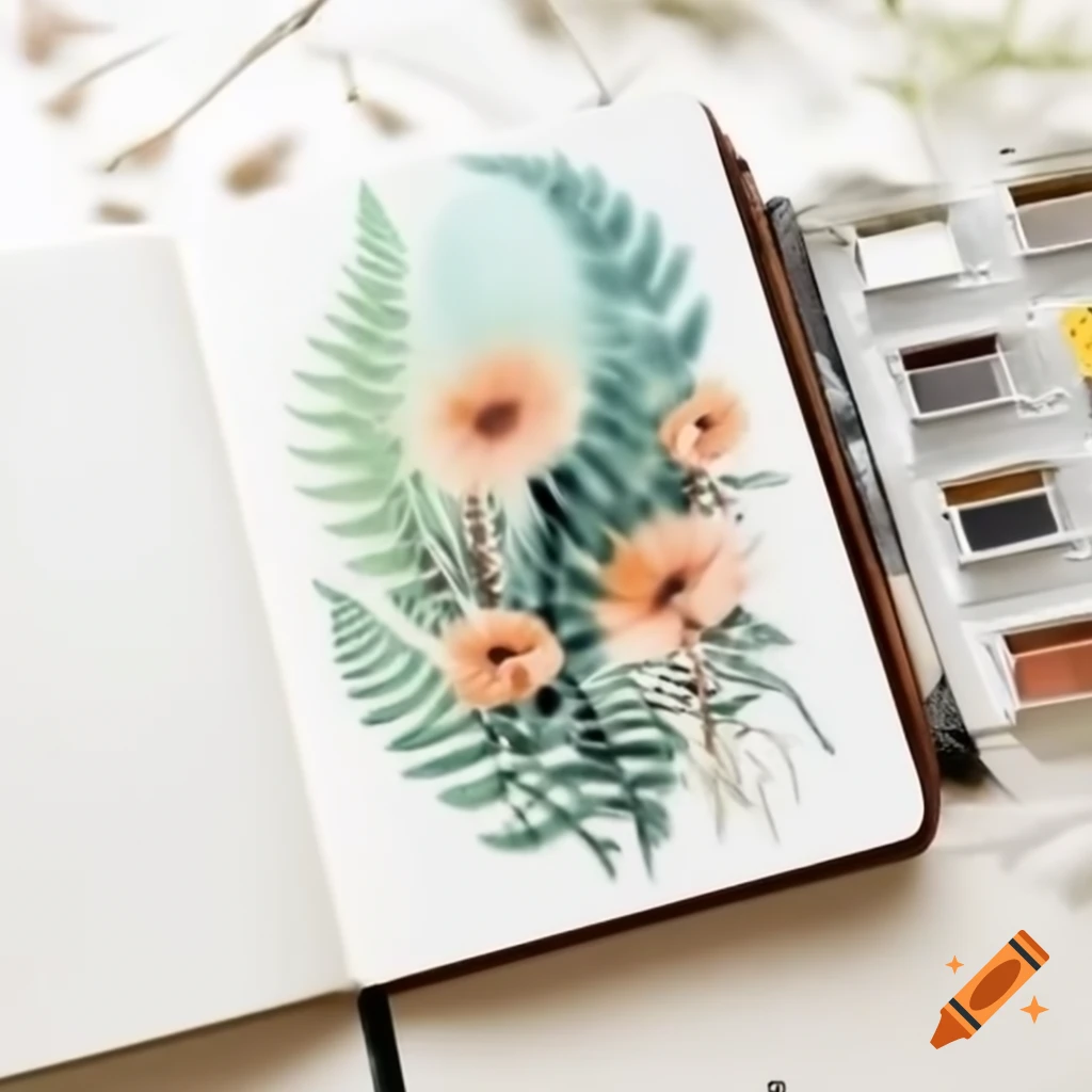 Vibrant watercolor notebook cover featuring kōwhai blossoms and māori ...