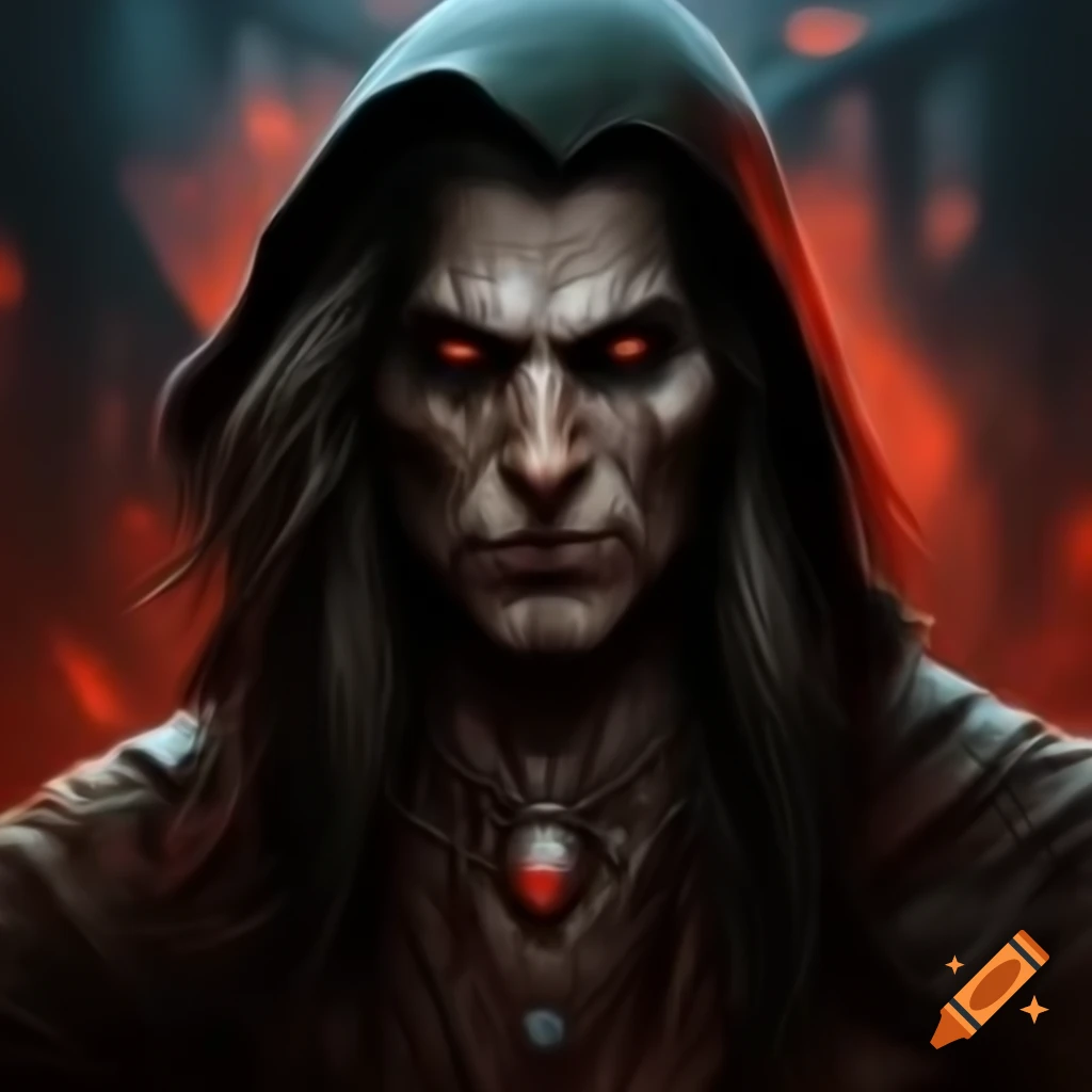 Dungeons and Dragons rogue vampire character with Native American theme ...