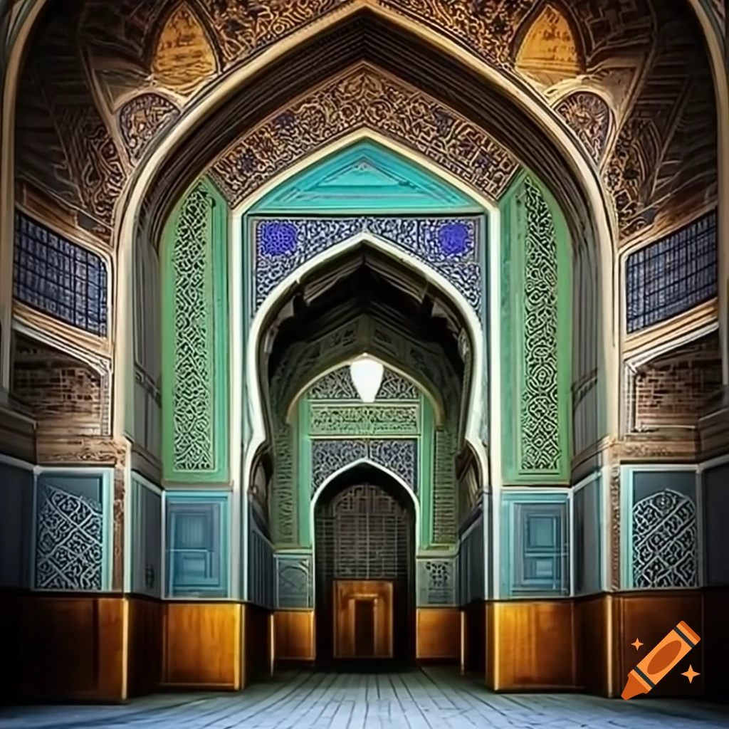 Islamic mihrab architectural feature on Craiyon